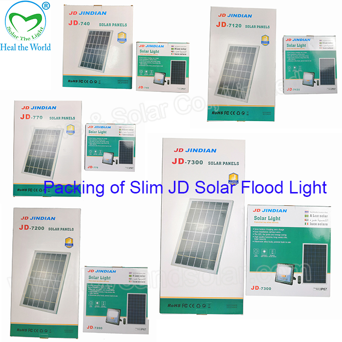 Slim JD JINDIAN Solar Light JD-740 JD-770 JD-7120 JD-7200 JD-7300